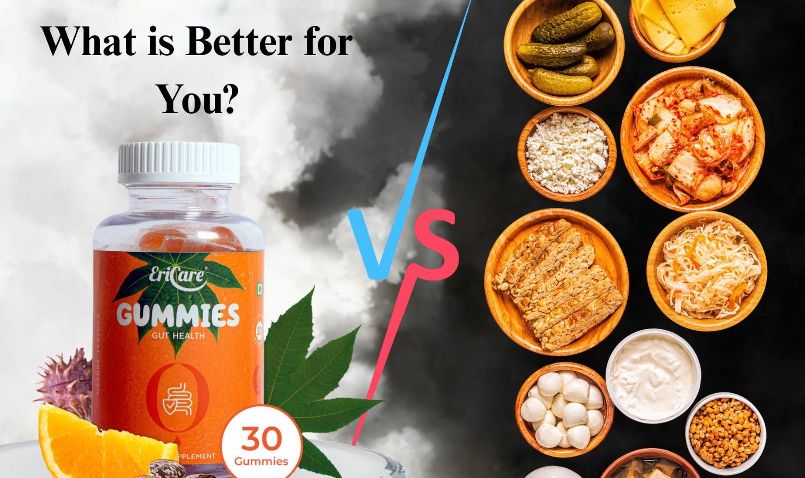 Gummies for Gut Health vs Probiotic Foods Guide – EriCare®